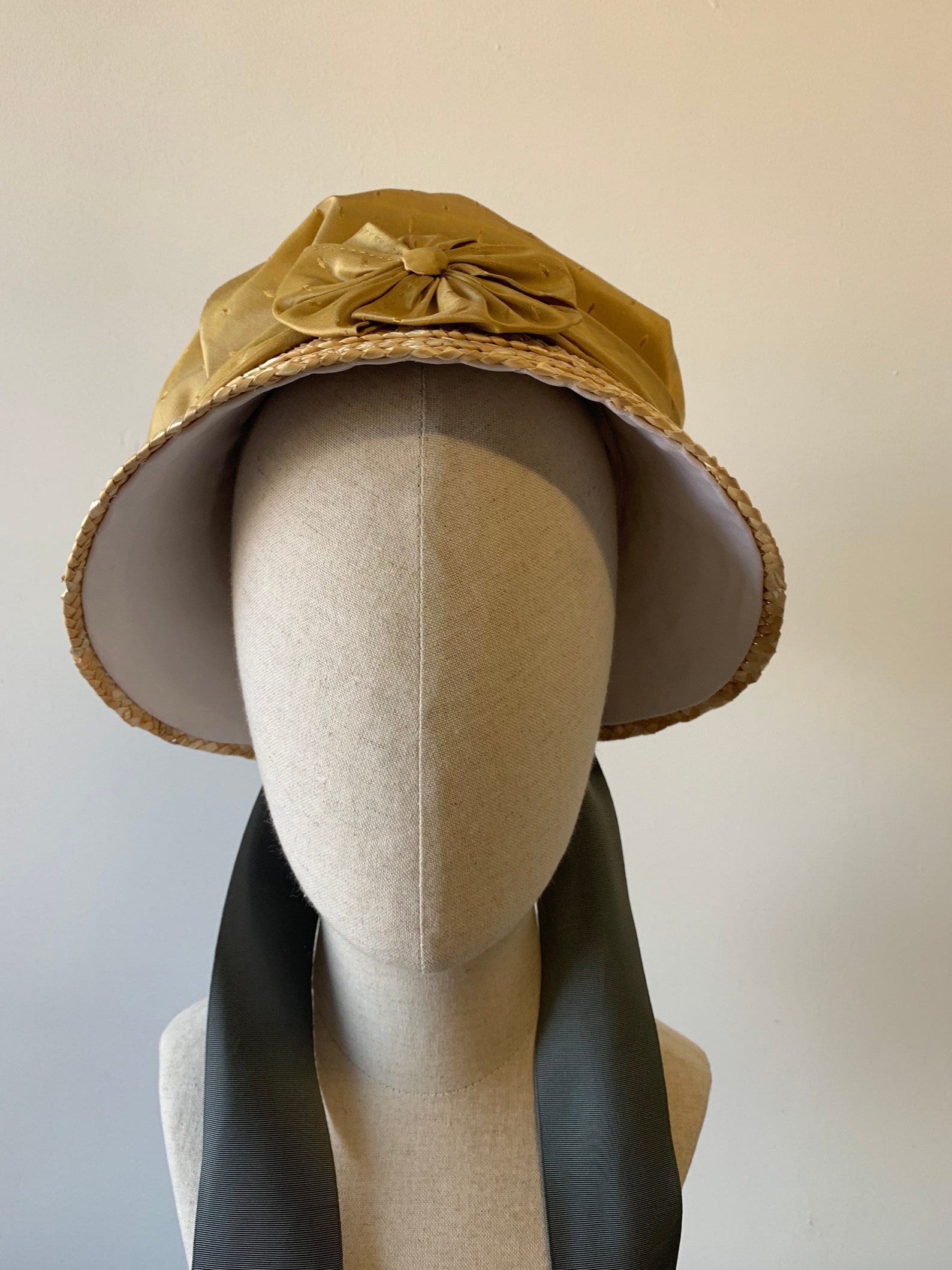 Regency Georgian Bonnet Jane Austen Gold Straw Silk - Etsy