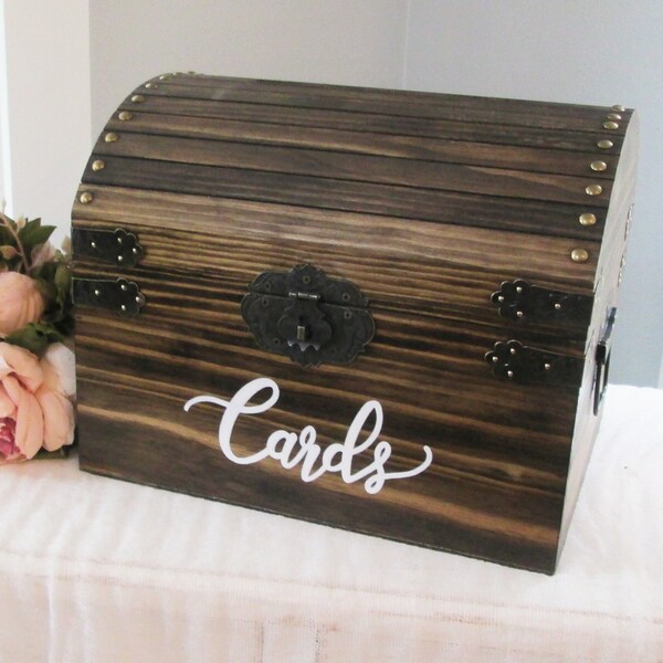 Locking Card Box - Etsy