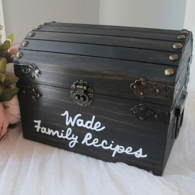 Custom Double Recipe Box - Etsy