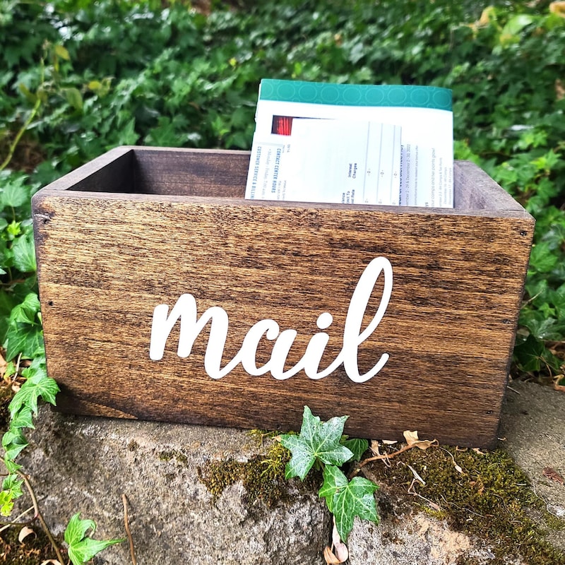 Wood Mail Box - Etsy