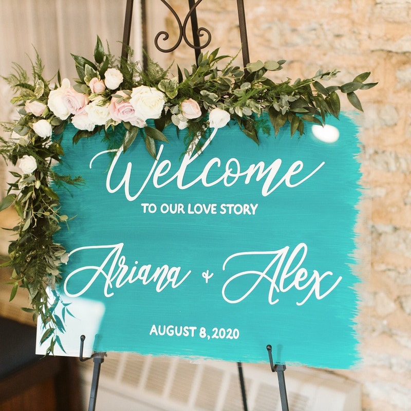 Hand Painted Wedding Signs - Etsy