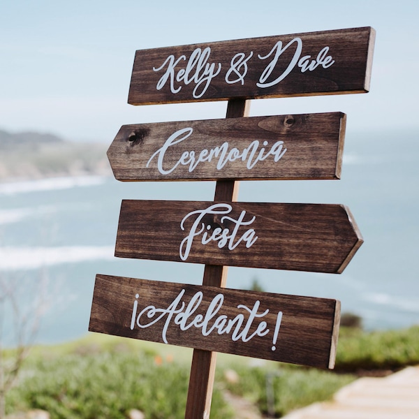 Arrow Wedding Signs - Etsy