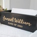 Personalized Graduation Card Box, Gift for Graduate, College Dorm Decor ...