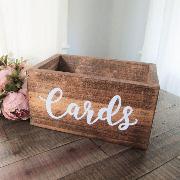 Rustic Wedding Card Box - Etsy