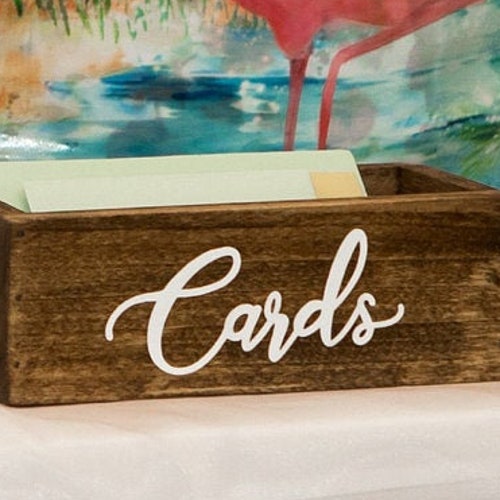 Rustic Wood Card Box Wedding Graduation Shower Party | Etsy