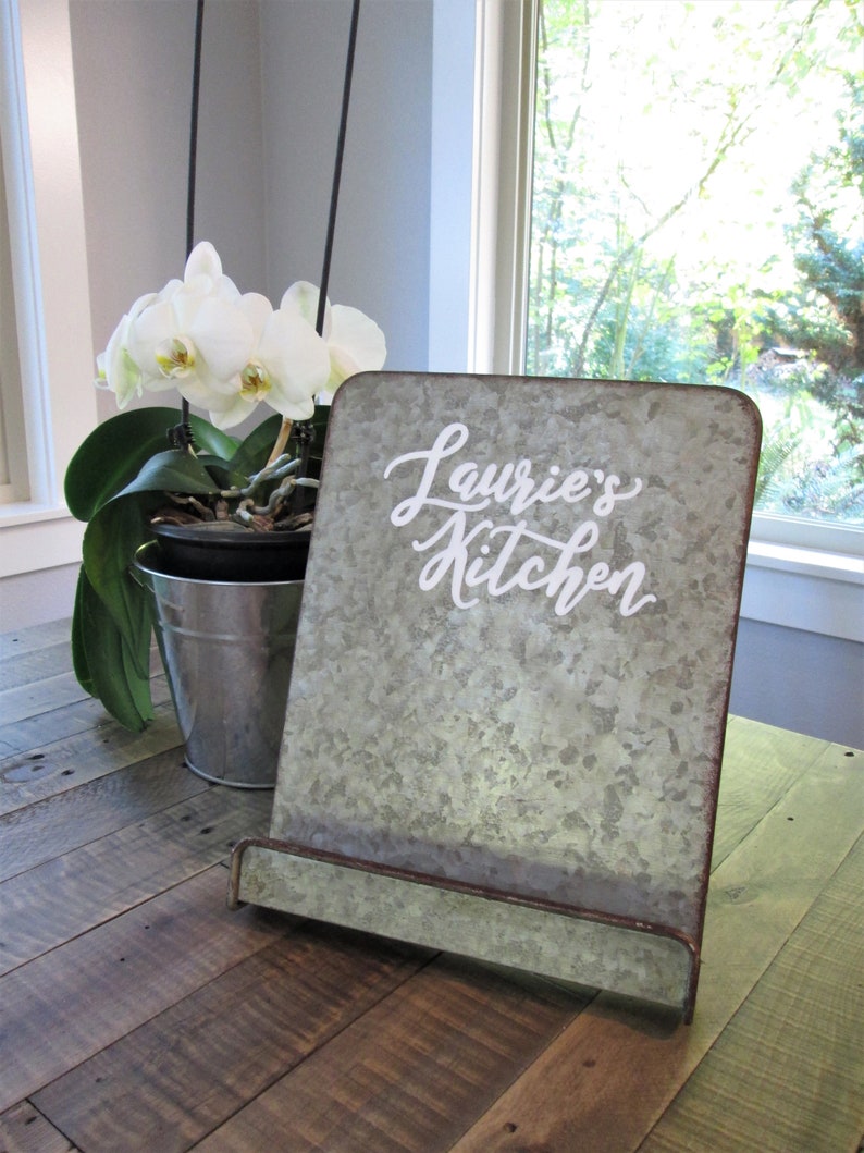 Personalized Cookbook Stand Mother's Day Gift Custom - Etsy