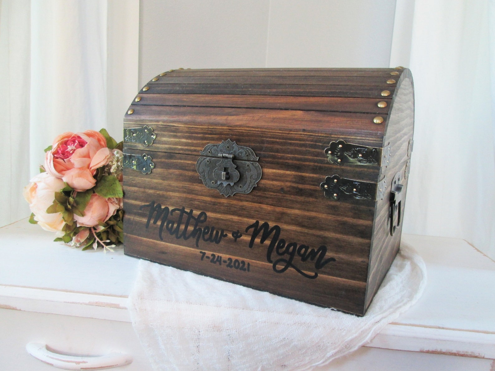 Personalized Keepsake Chest Wood Wedding Trunk Gift Gift - Etsy