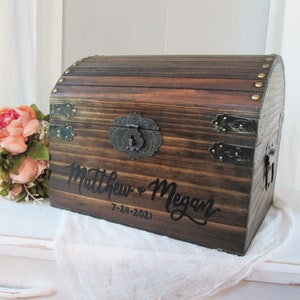 Personalized Keepsake Chest Wood Wedding Trunk Gift Gift - Etsy