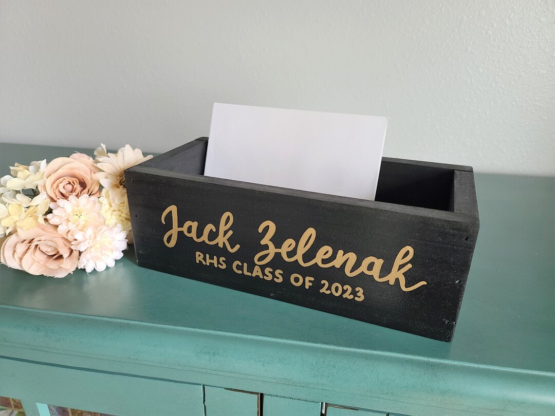 Personalized Graduation Card Box Gift for Graduate College - Etsy