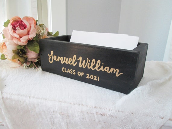 Personalized Graduation Card Box Gift for Graduate College - Etsy