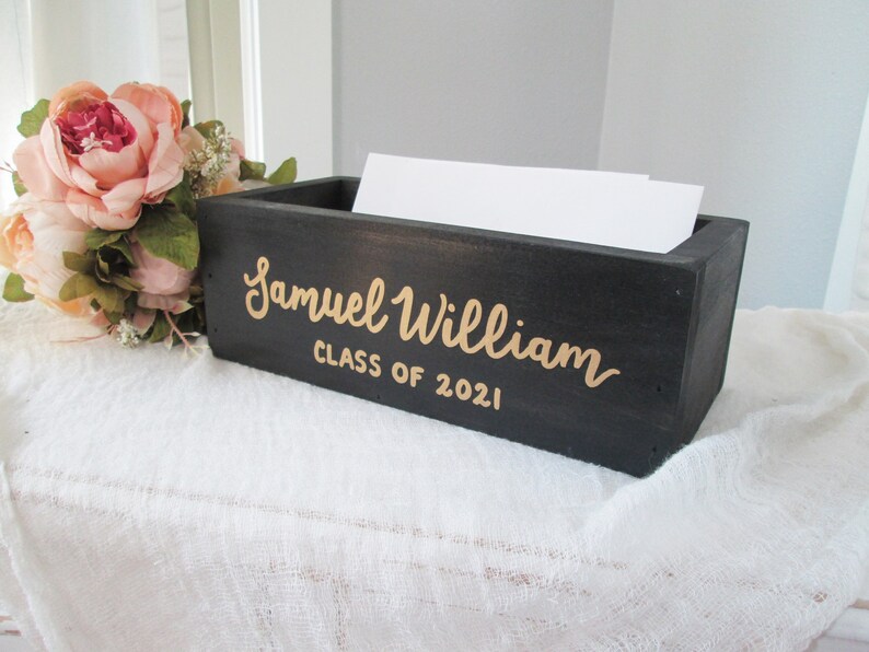 Personalized Graduation Card Box Gift for Graduate College - Etsy