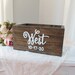 Personalized Wedding Card Box With Last Name and Date Wood - Etsy