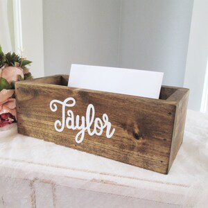 Rustic Wood Wedding Card Box, Bridal Shower or Baby Shower Decoration ...