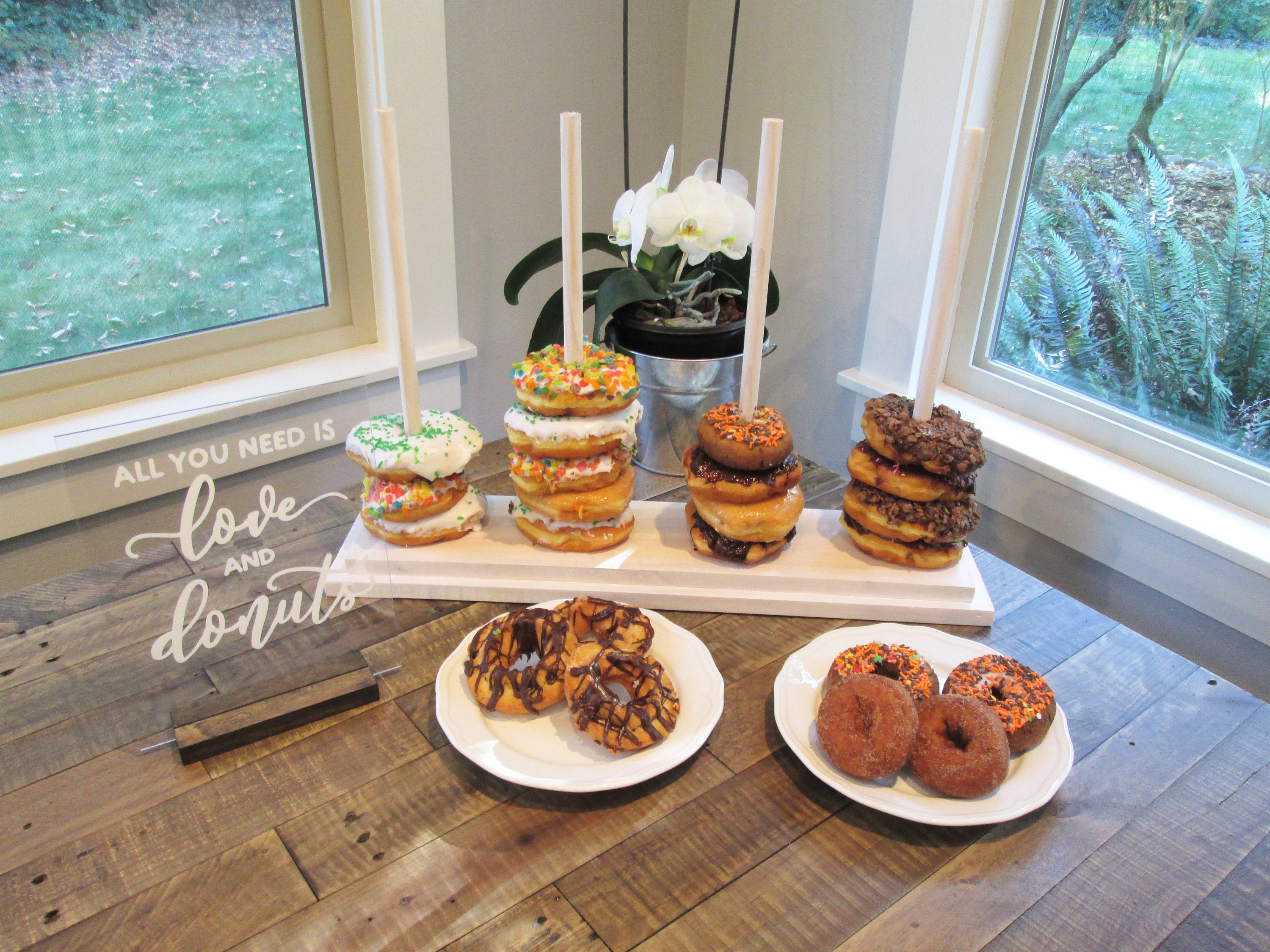 Bagel bar stand bridal shower decor wedding brunch bagel | Etsy