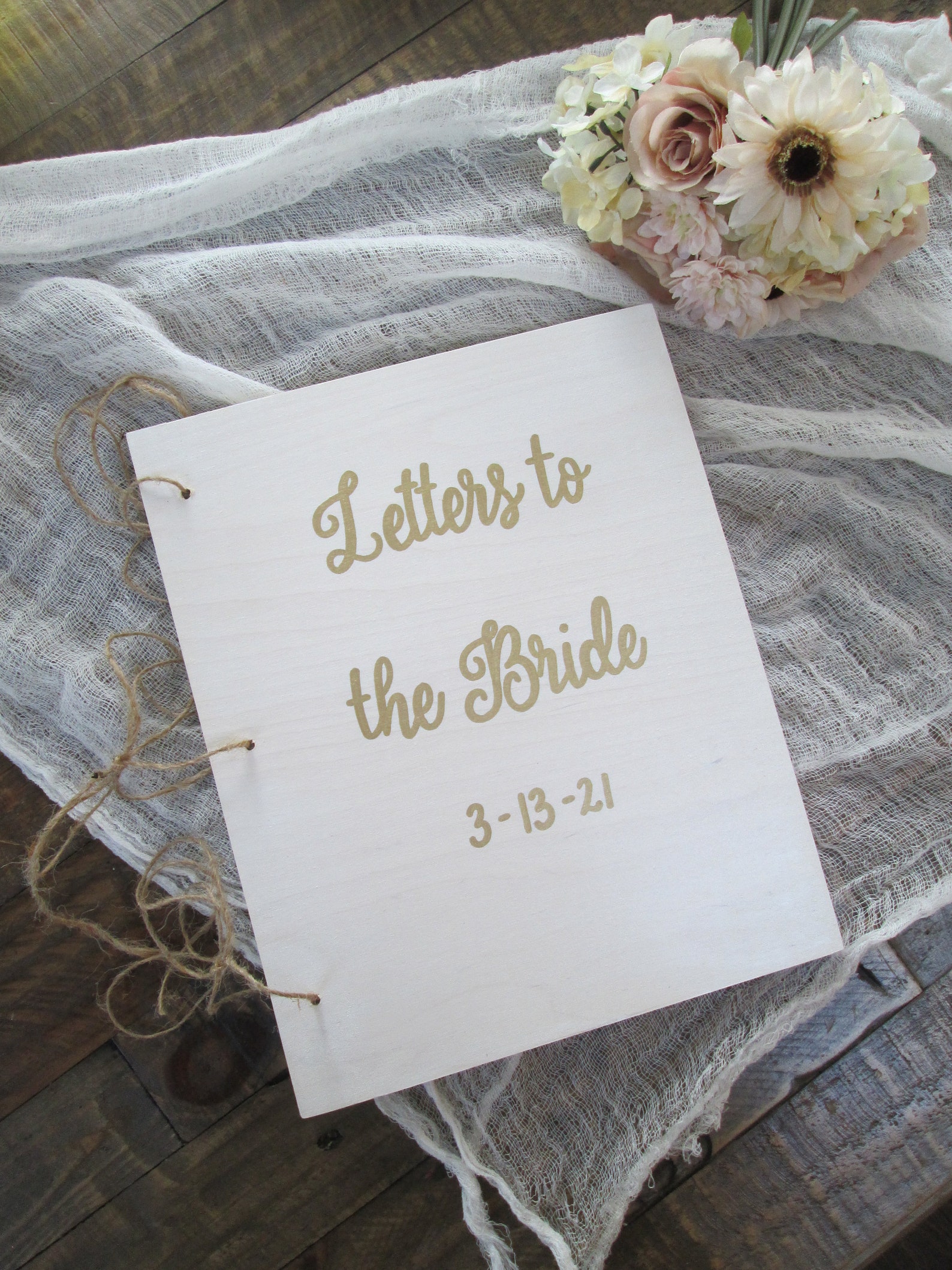 Letters to the Bride Book Bridal Shower Book Bridal Shower | Etsy