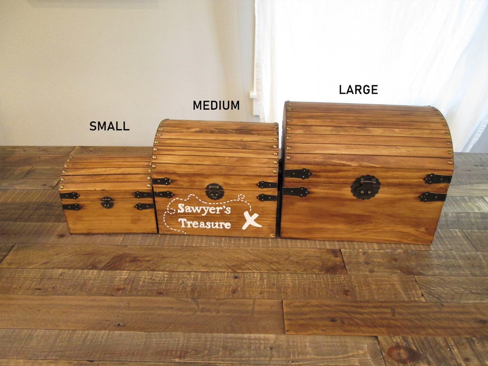 Personalized Keepsake Treasure Chest, Kids 1st Birthday Gift, Ring ...