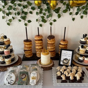 Bagel Bar Stand, Rustic Bridal Shower Decor, Breakfast Bar Decor ...