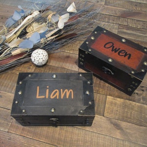 Personalized Wood Keepsake Chest Time Capsule Box Memory - Etsy