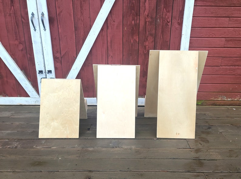 Blank DIY Flower Box Welcome Sign, Easel Self Standing Wedding Welcome ...