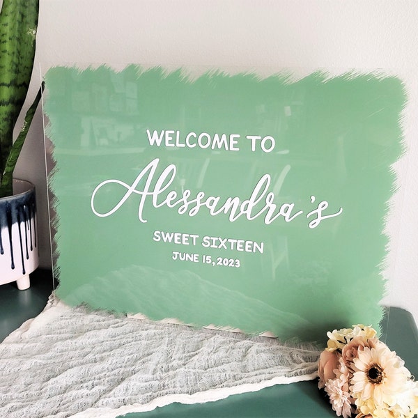 Sweet 16 Welcome Sign - Etsy