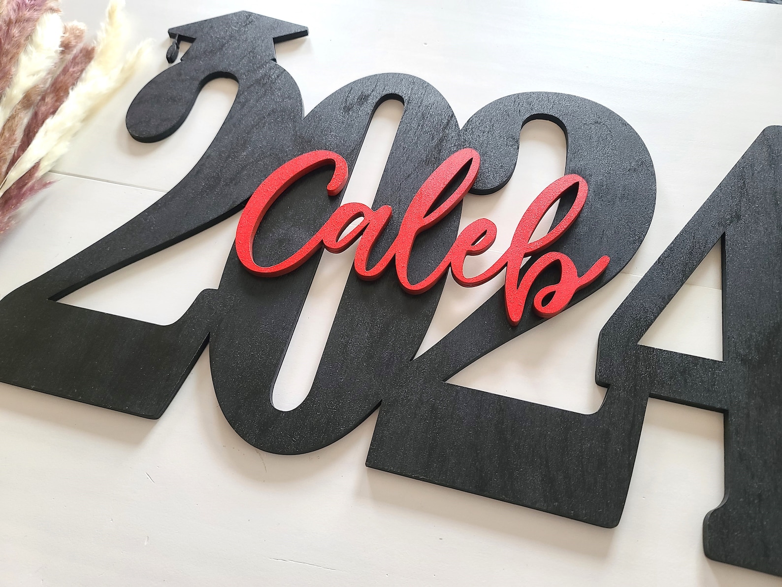 Custom Grad Name Sign, Graduation Party Centerpiece, Personalized Grad ...