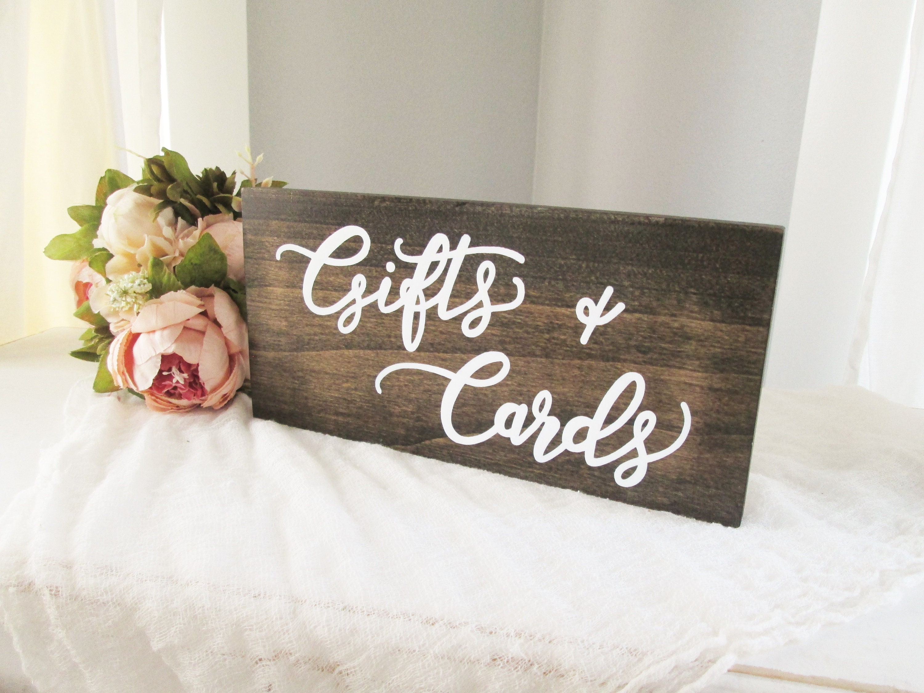 Rustic Wedding Gift Table