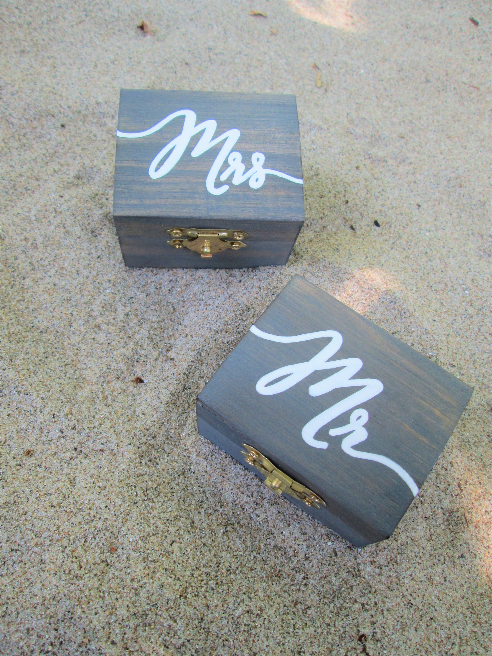 Mr and Mrs Ring Boxes His and Hers Ring Boxes Ring Box Set | Etsy