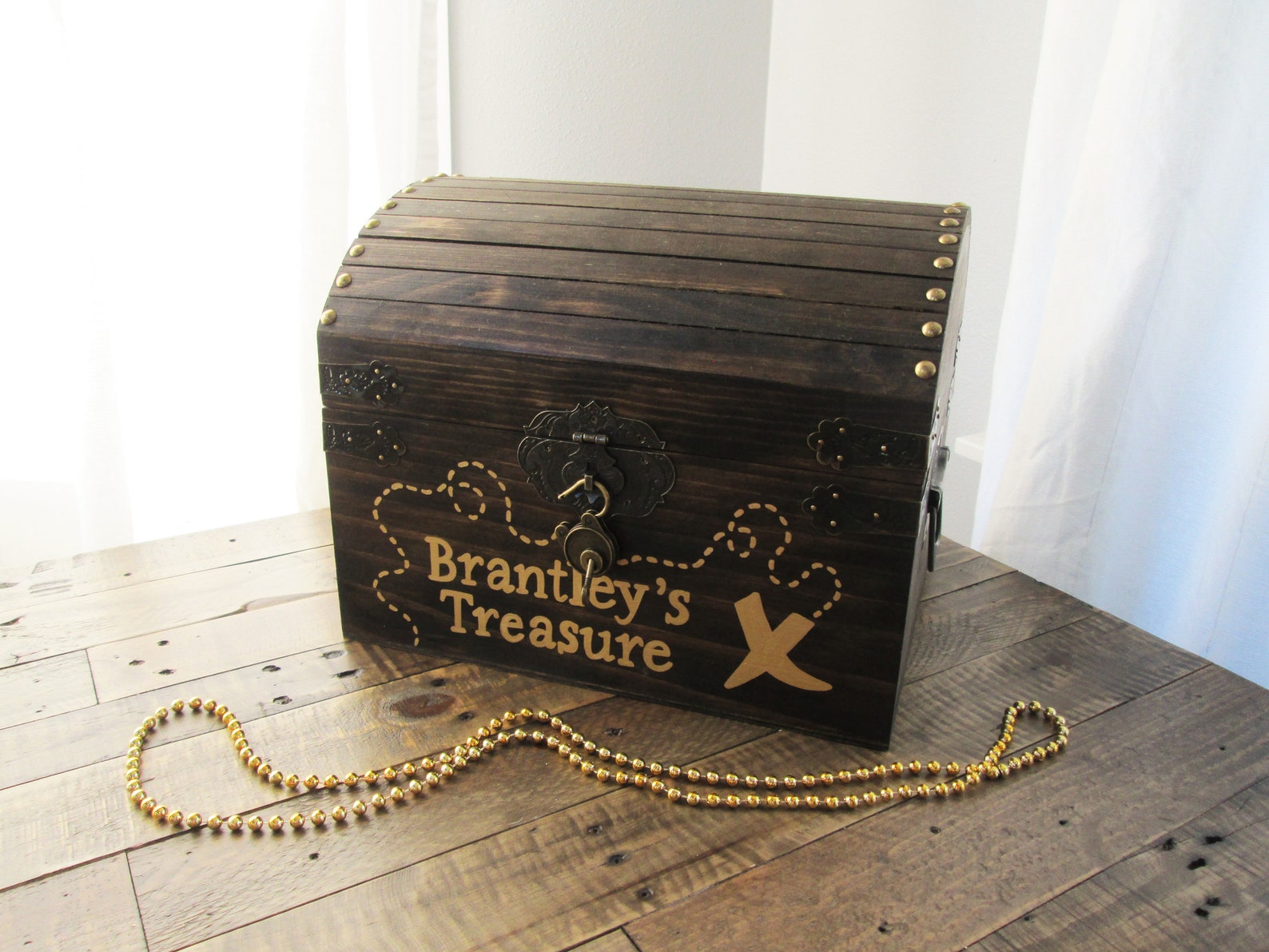 Personalized Keepsake Treasure Chest, Kids 1st Birthday Gift, Ring ...