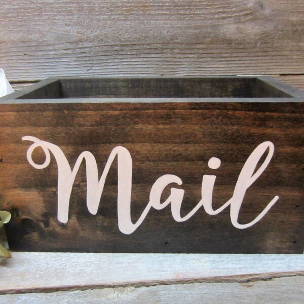 Wood Mail Box - Etsy