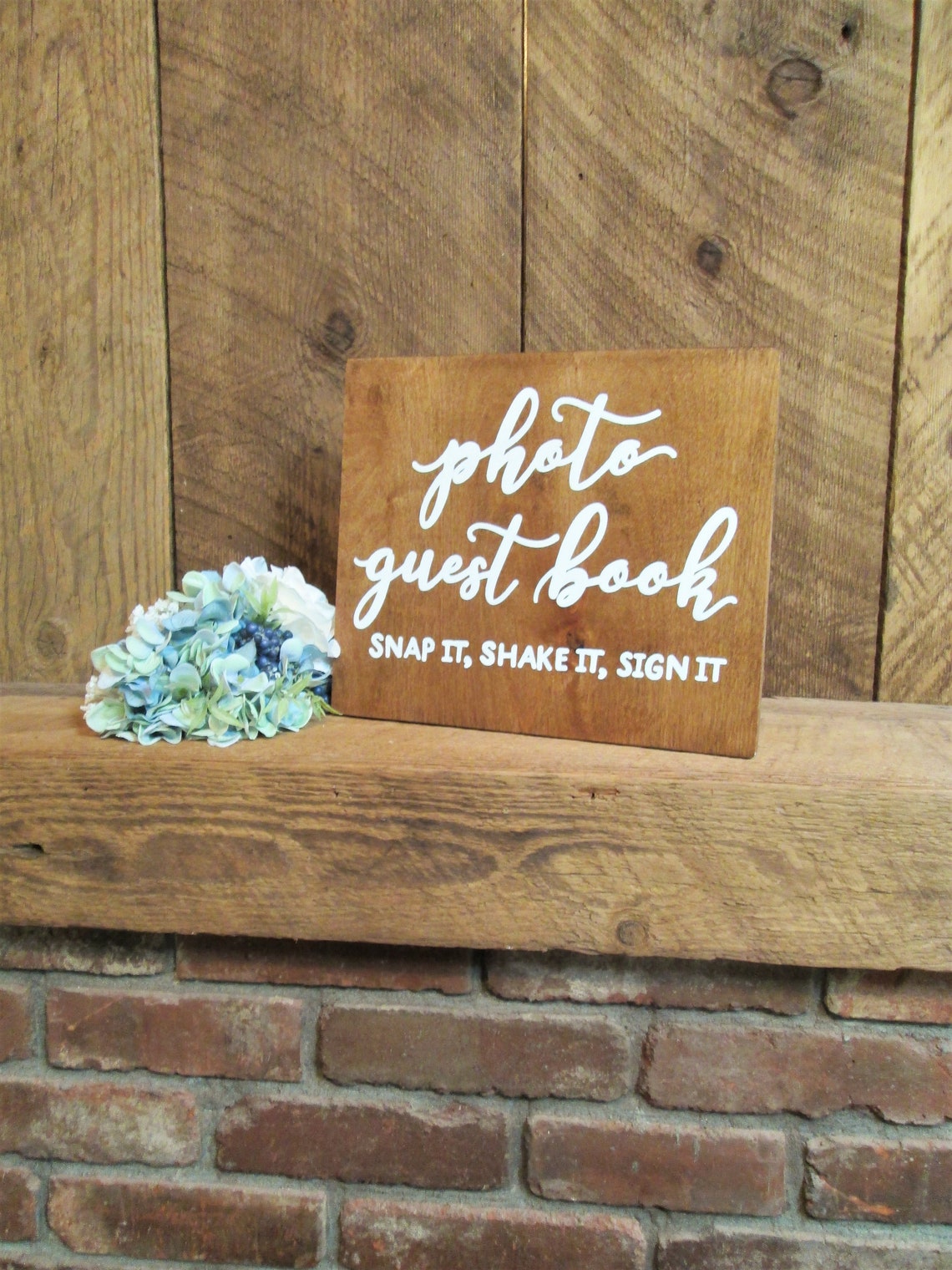 Snap It Shake It Sign It Photo Poloroid Guest Book Sign Hand - Etsy