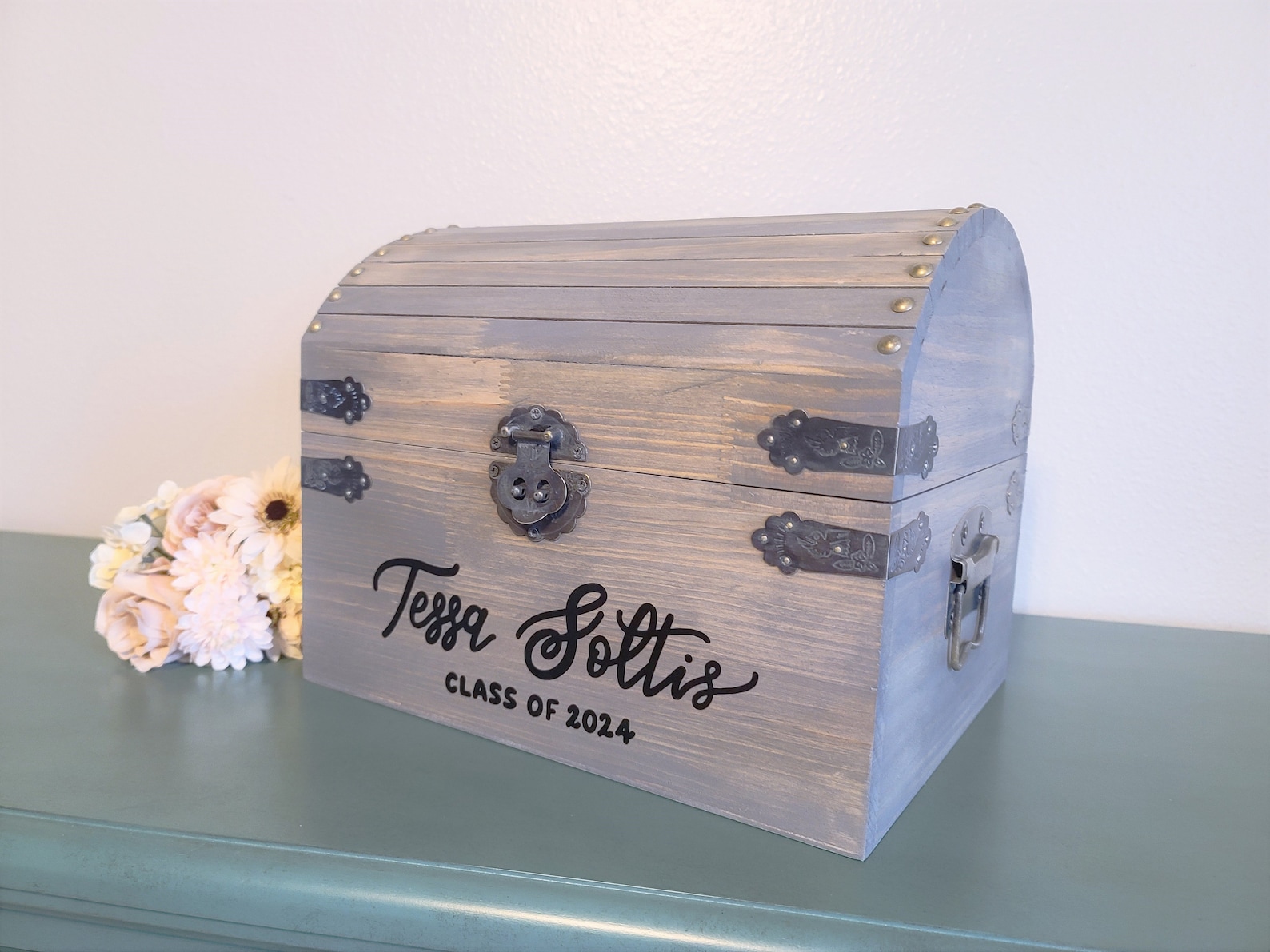 Personalized Card Chest With Slot Wedding Card Trunk Wedding - Etsy