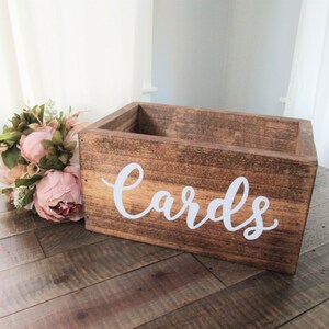 Personalized Card Box, Housewarming Realtor Gift, Wedding Card Box With ...