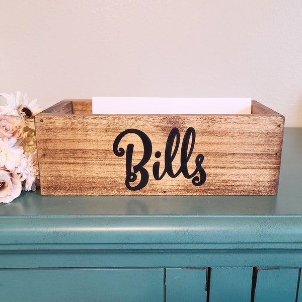 Bill Organizer - Etsy