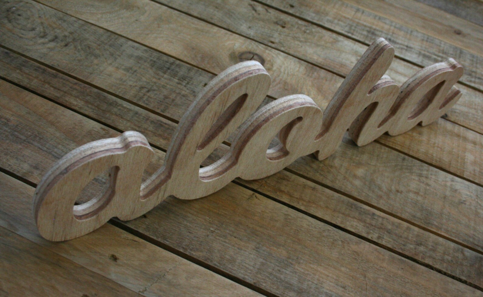 Wooden Aloha Sign Customizable Wooden Sign Home Decoration - Etsy