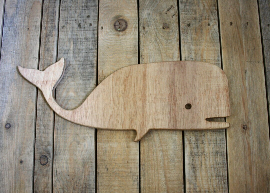Baby Whale Sign, Natural Finishes, Home Decor, Nautical, Ready to Ship ...