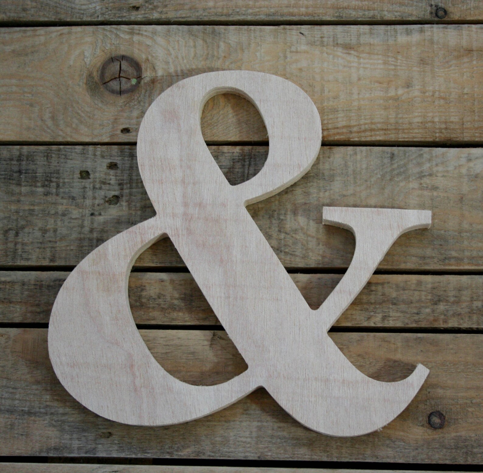 Wooden Letters Home Decor Shelf Decor Ampersand Wood | Etsy