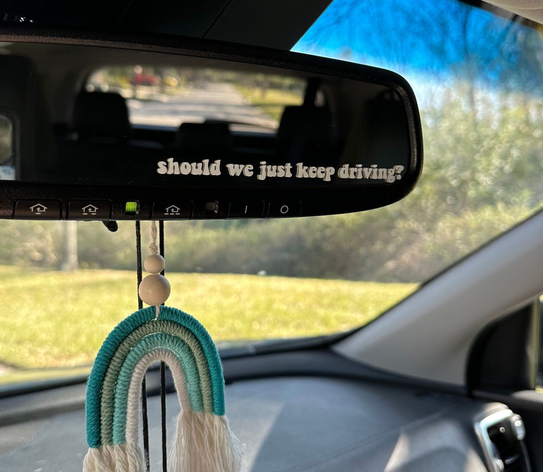 Harry Styles Should We Just Keep Driving Car Mirror Decal Harry Styles ...