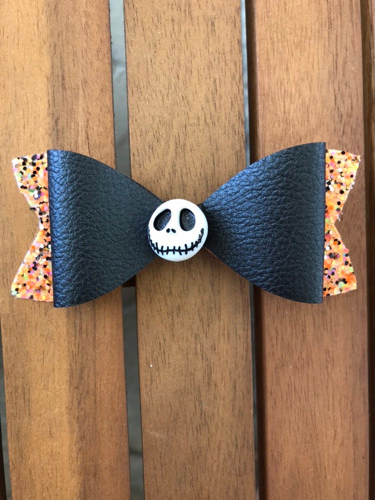 Skeleton Christmas Halloween Bows - Etsy
