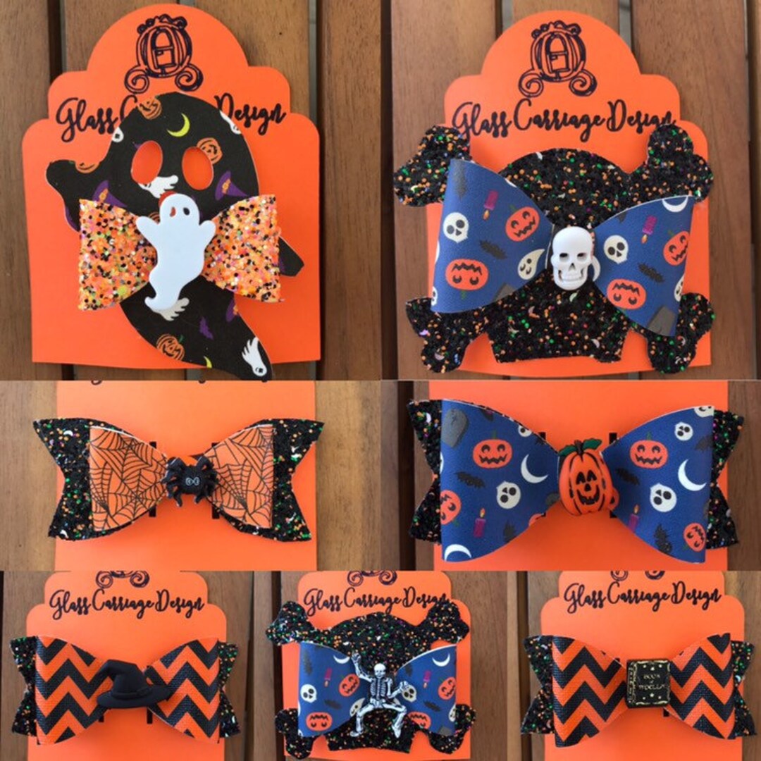 Halloween Bows - Etsy