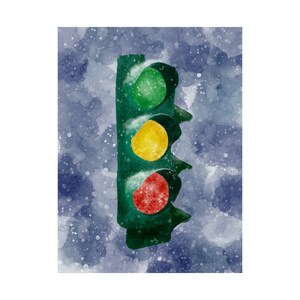 Tipperary Hill Upside-down Traffic Light Matte Vertical Posters - Etsy