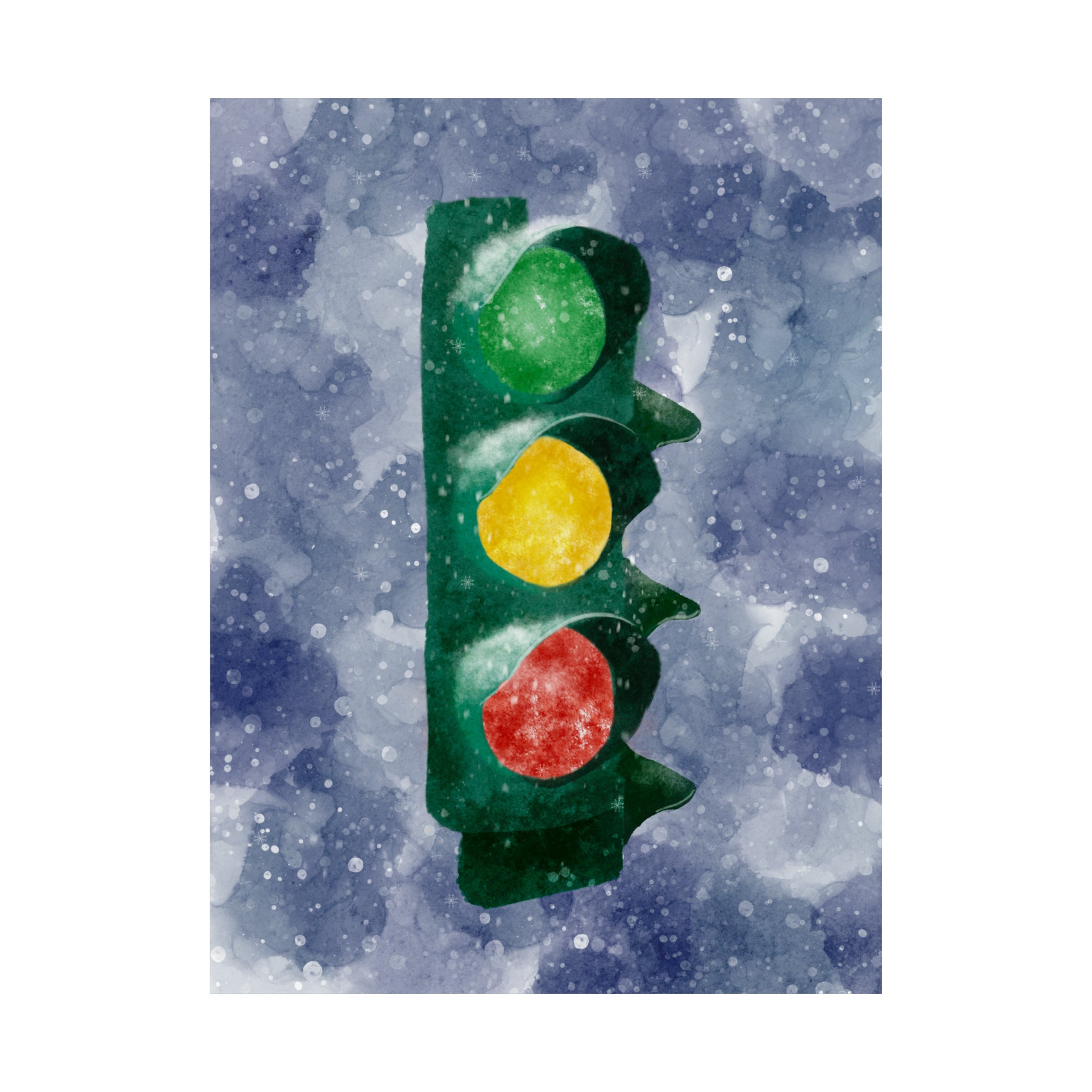 Tipperary Hill Upside-down Traffic Light Matte Vertical Posters - Etsy