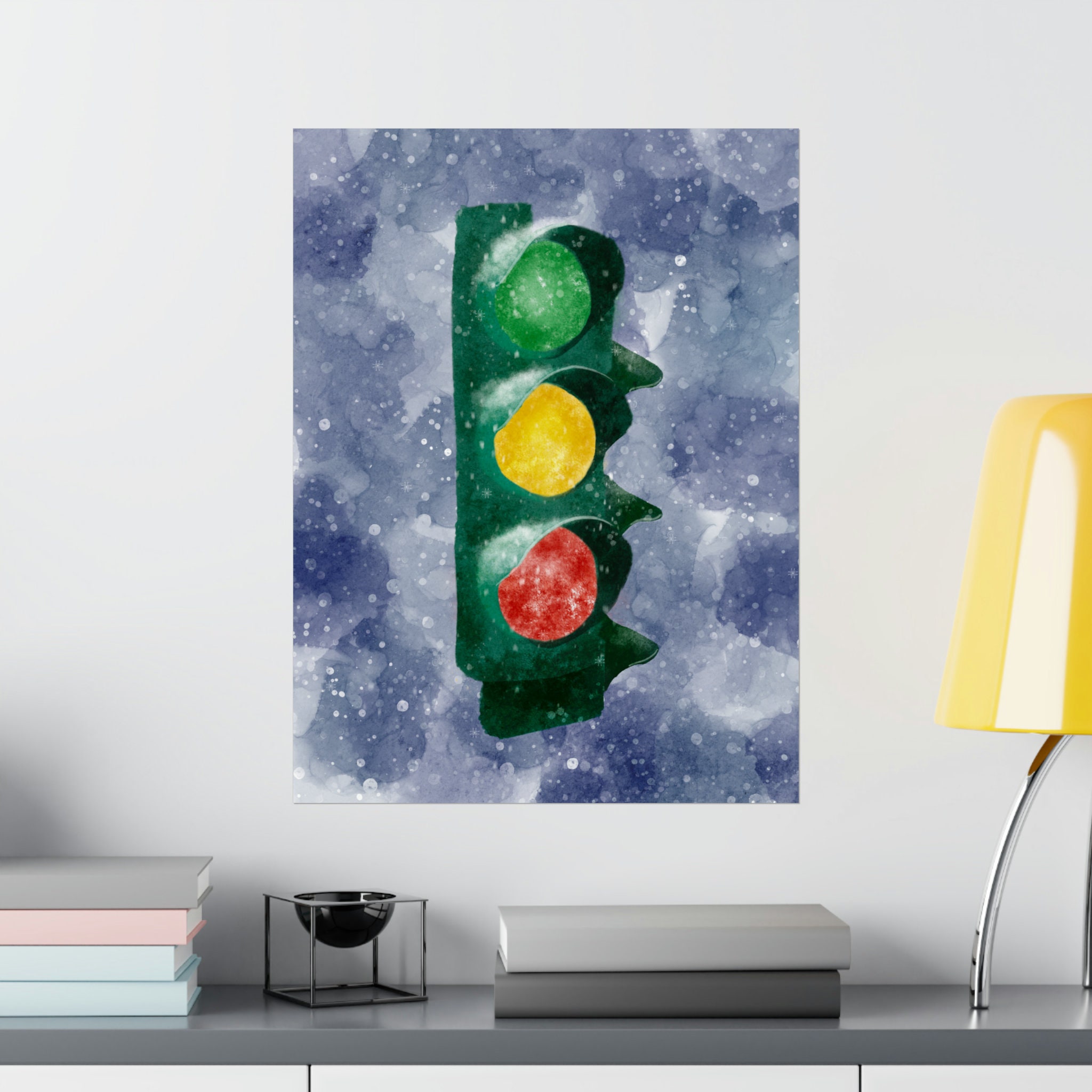 Tipperary Hill Upside-down Traffic Light Matte Vertical Posters - Etsy