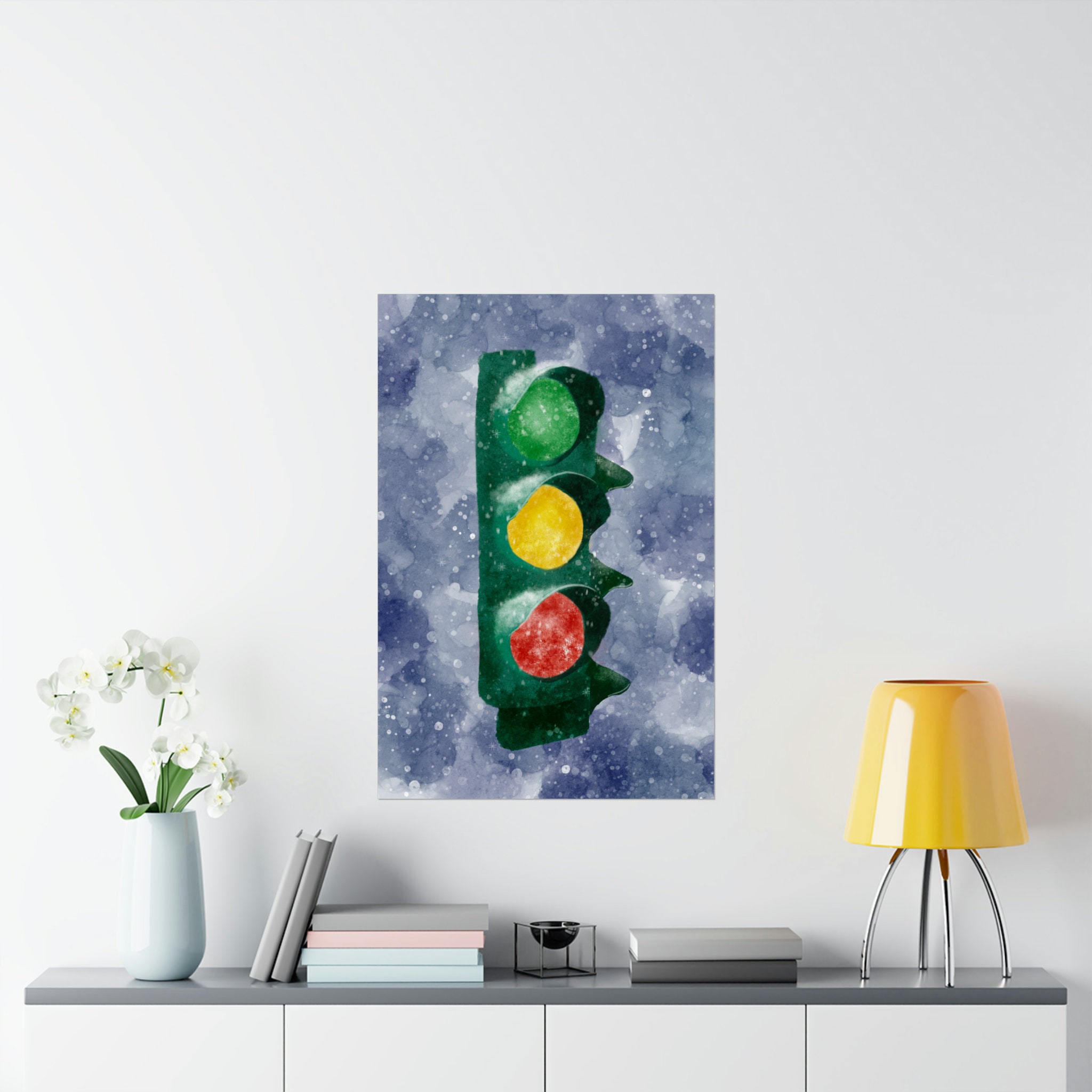 Tipperary Hill Upside-down Traffic Light Matte Vertical Posters - Etsy