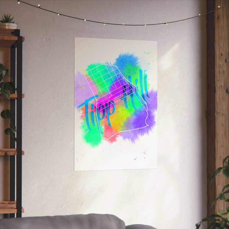 Tipperary Hill Map Matte Vertical Posters - Etsy