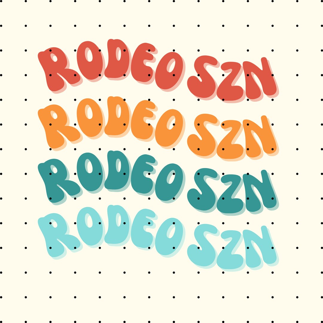 Rodeo Szn SVG File - Etsy