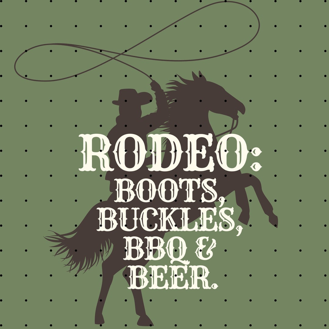 Rodeo T-shirt Svg File - Etsy