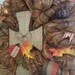 Beautiful, Fall, Autumn, Everyday, Cross, Blessings, Deco Mesh Wreath ...