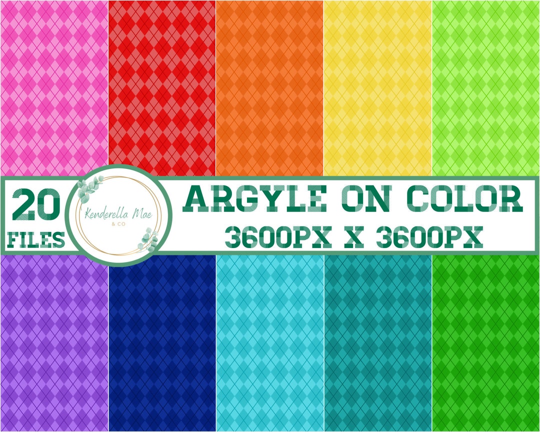Argyle Seamless Pattern | Scrapbook Paper, Fabric Design (digital ...
