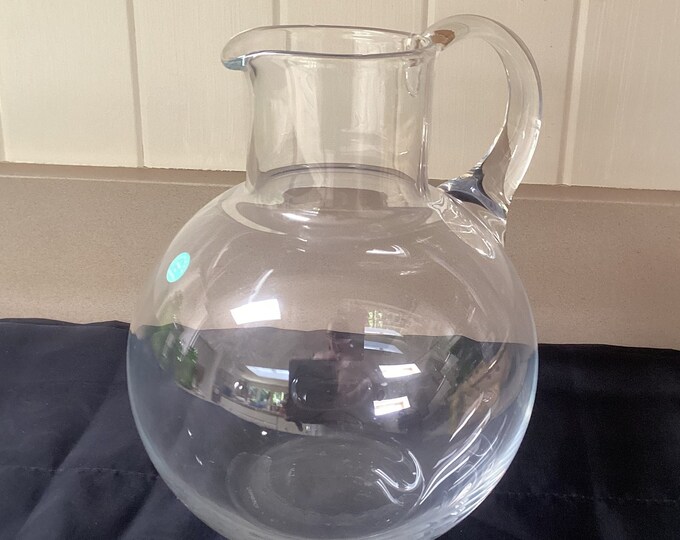 Tiffany & Co Refresher Crystal Pitcher 8.5" Tall Unused With Label - Etsy