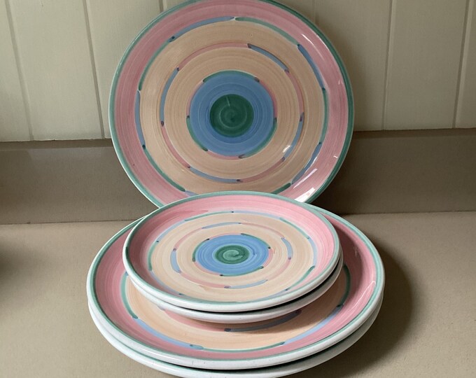 Set of 5 Caleca Cabana Plates - Etsy